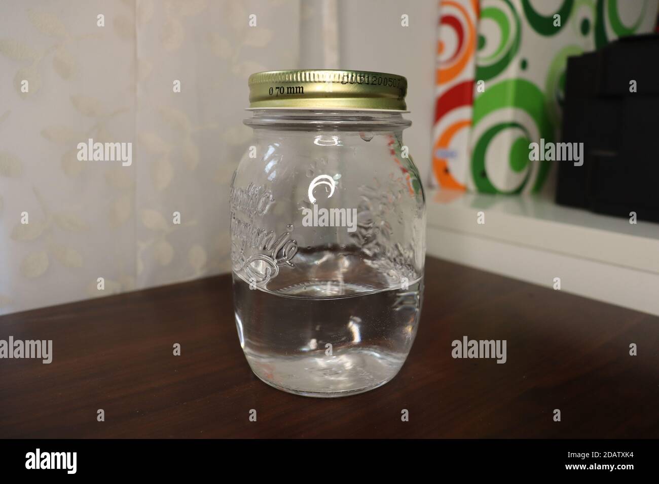 mason jar with water Stock Photo - Alamy