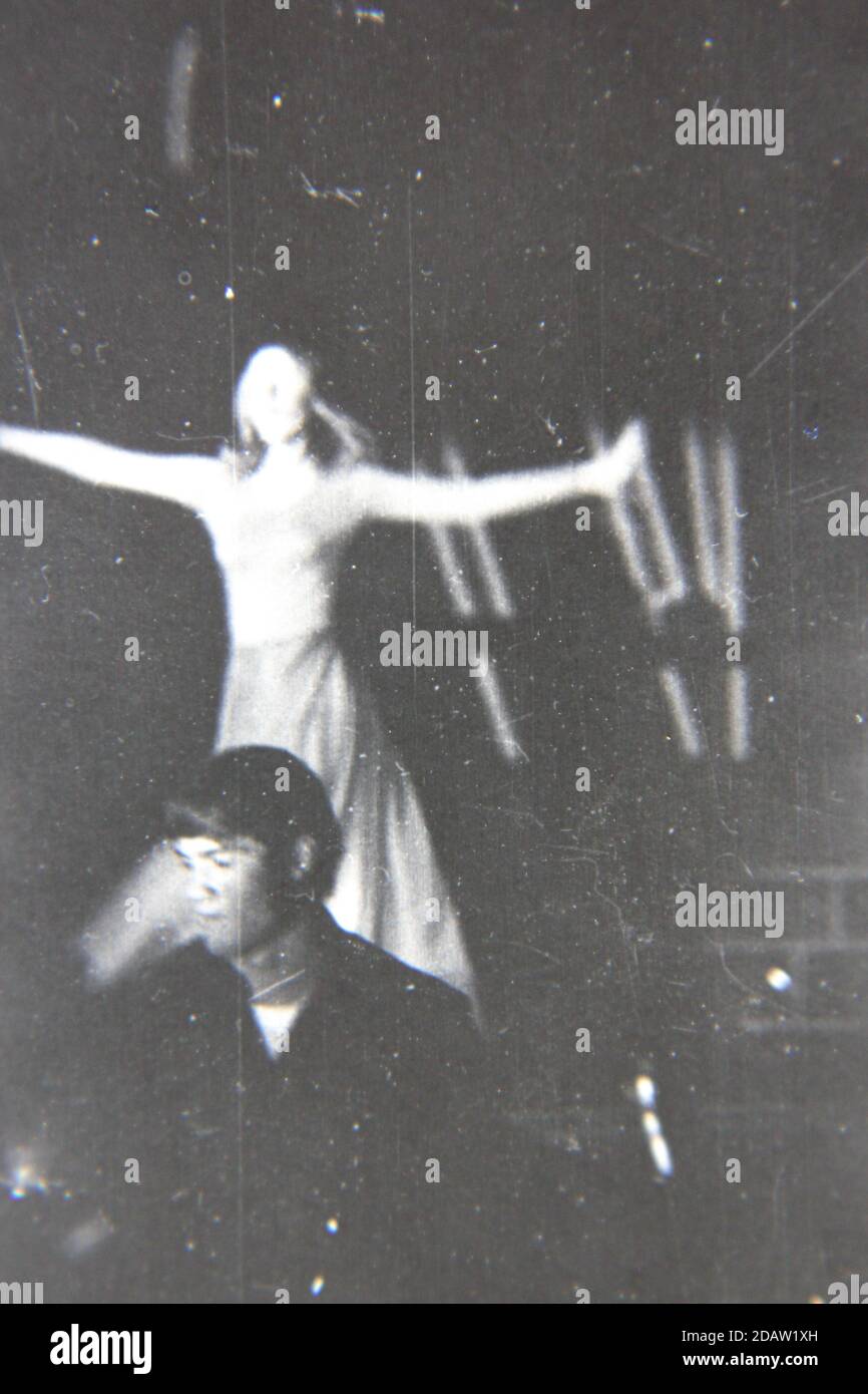 Fine 1970s vintage black and white photography of a live stage ...