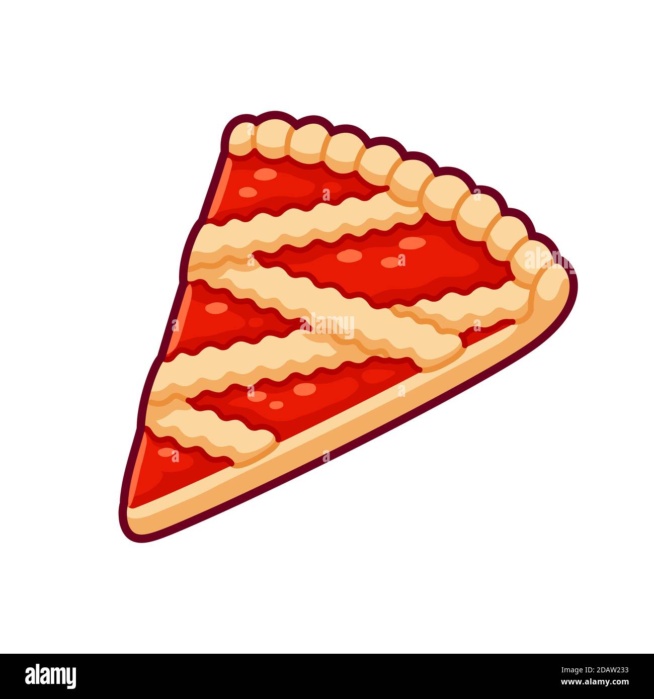 Italian fruit tart Stock Vector Images - Alamy