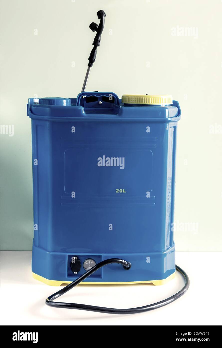 Backpack battery sprayer for protecting trees and plants from diseases ...