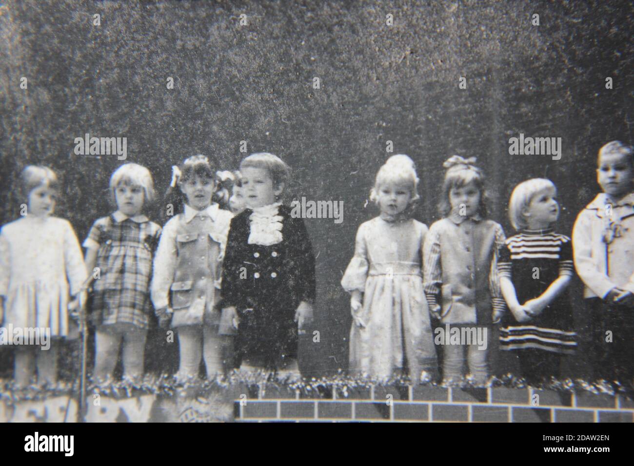 Fine 1970s vintage black and white photography of a live stage ...