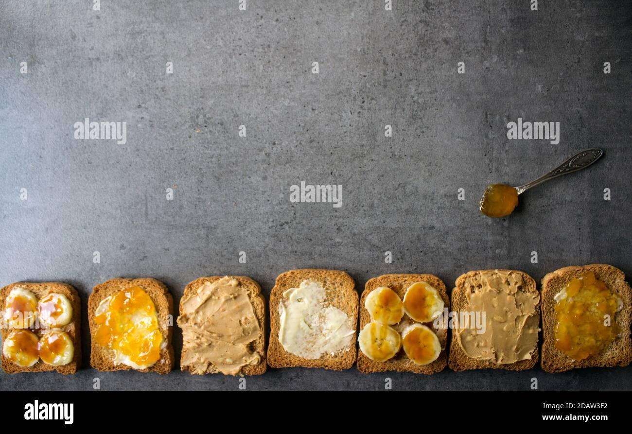 Peanut butter toast cut out hi-res stock photography and images - Alamy