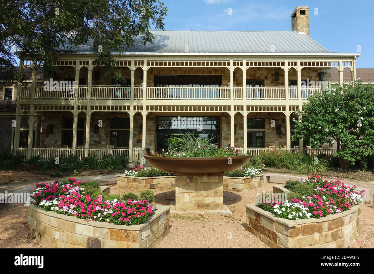 CEDAR CREEK, TX -17 SEP 2020- View of the Hyatt Regency Lost Pines ...