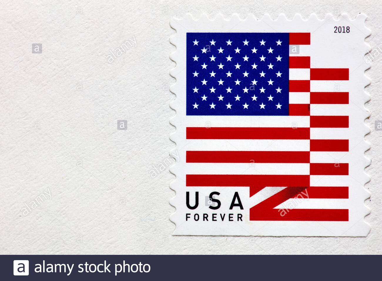 Postal Stamp American Flag High Resolution Stock Photography and Images ...