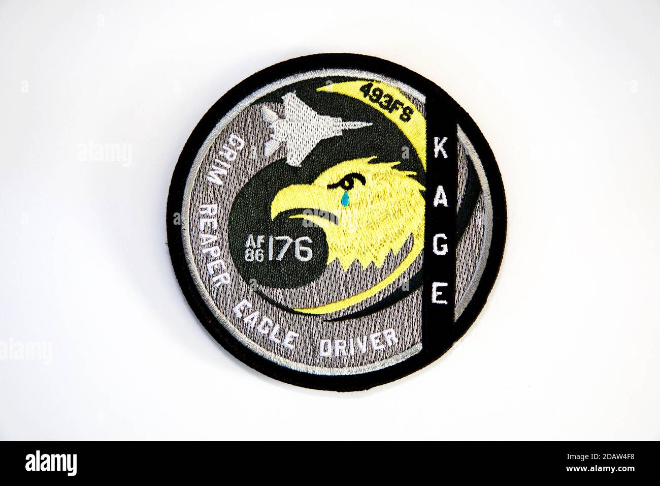 USAF 493rd Fighter Squadron Kage Memorial Patch Stock Photo - Alamy