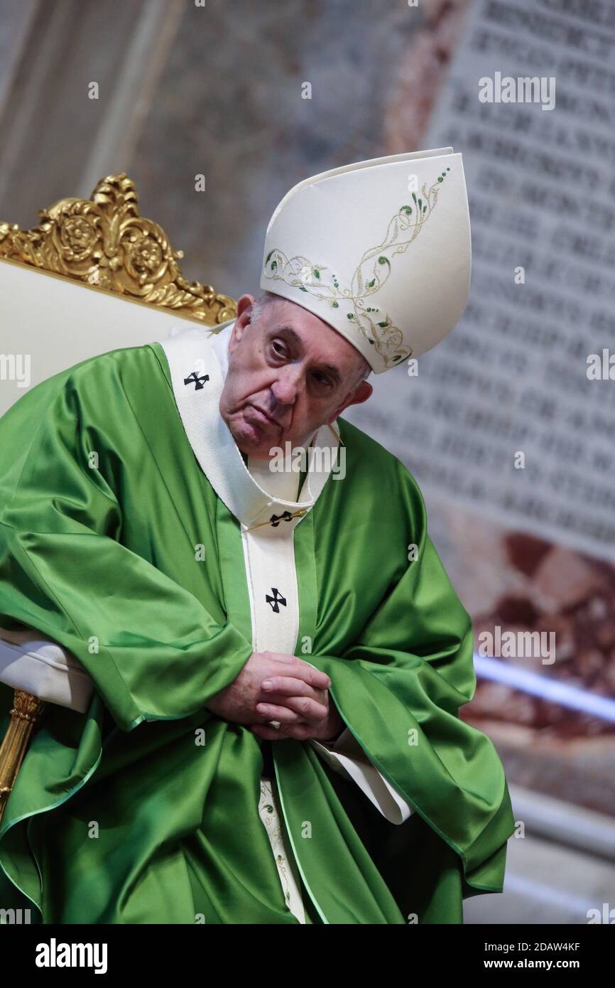 November 15, 2020 - Vatican City (Holy See) - POPE FRANCIS celebrates ...