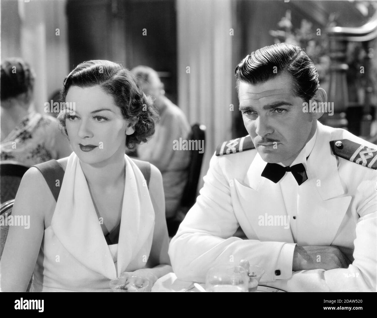 ROSALIND RUSSELL and CLARK GABLE in CHINA SEAS 1935 director TAY ...