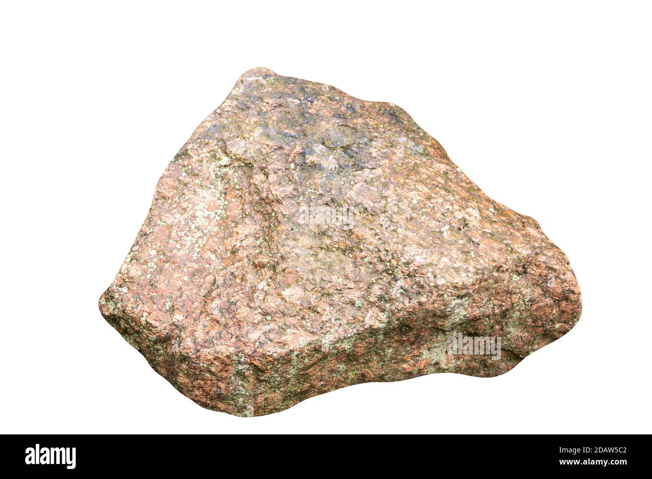 natural stone isolated on white background Stock Photo - Alamy