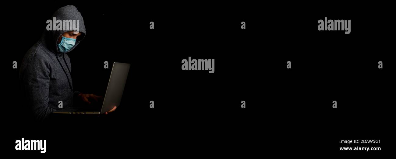 Dark web mask hi-res stock photography and images - Alamy