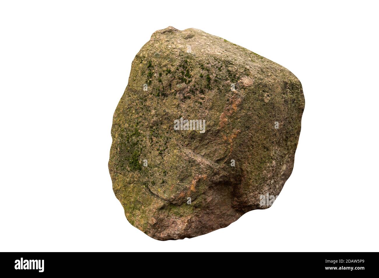 natural stone isolated on white background Stock Photo - Alamy