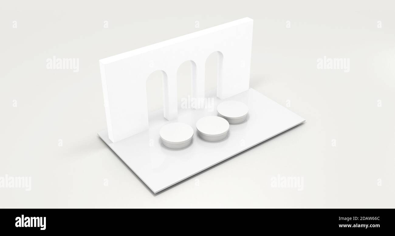 Mockup of an architectural show display; original design and 3d ...