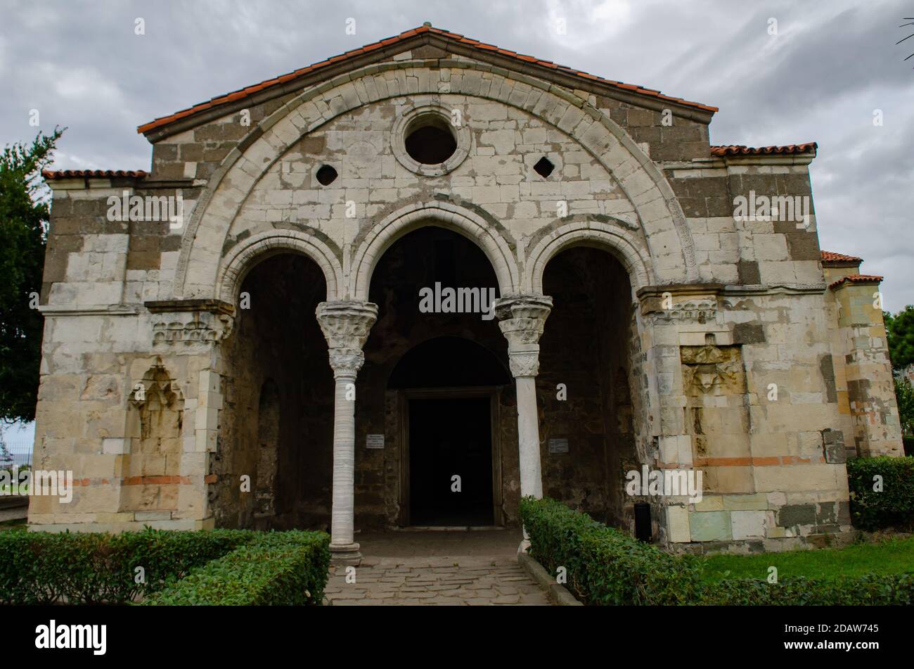 View of the Hagia Sophia or Aya Sophia in Trabzon, formally an Orthodox ...