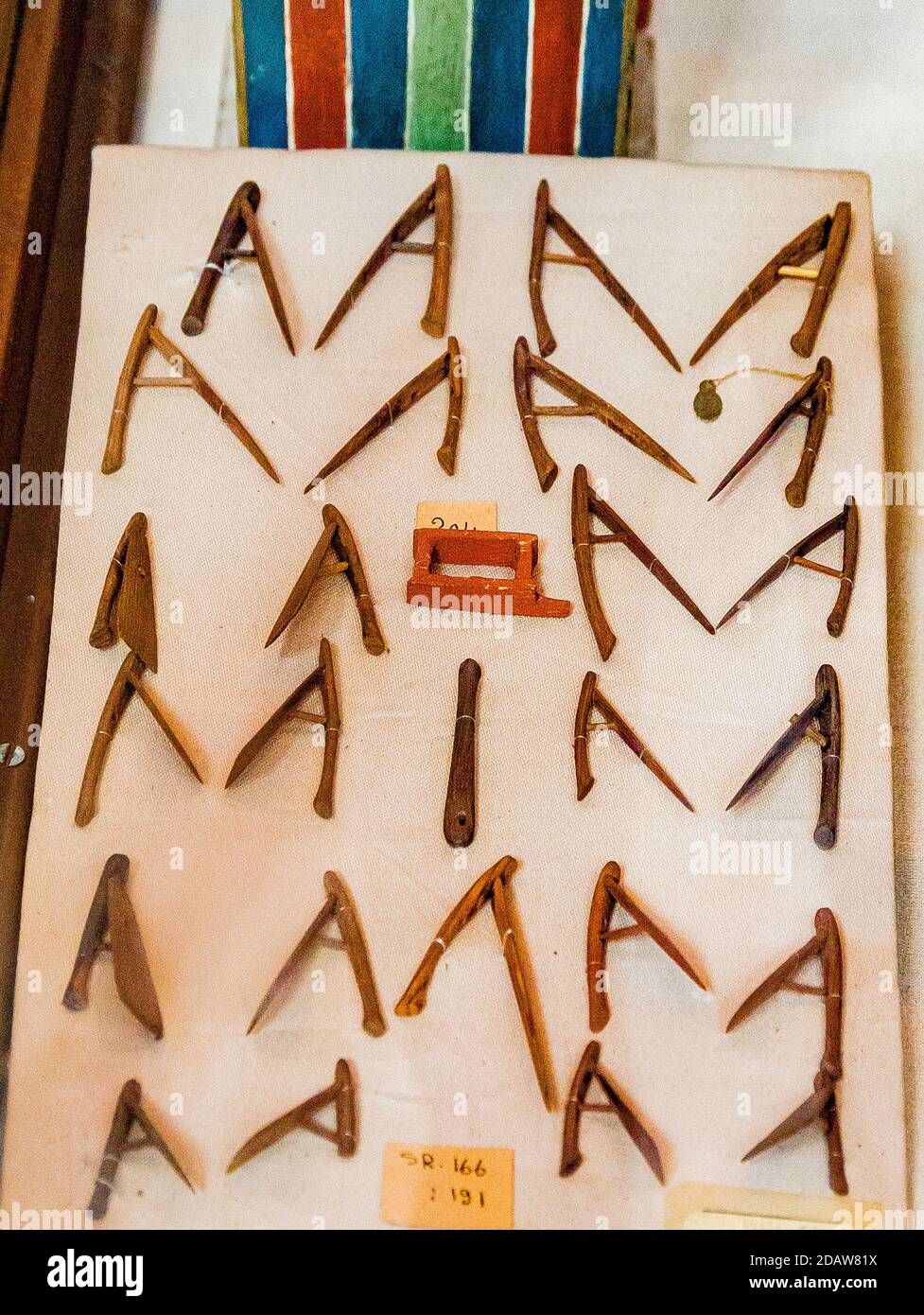 Egypt, Cairo, Egyptian Museum, from the tomb of Yuya and Thuya in Luxor ...