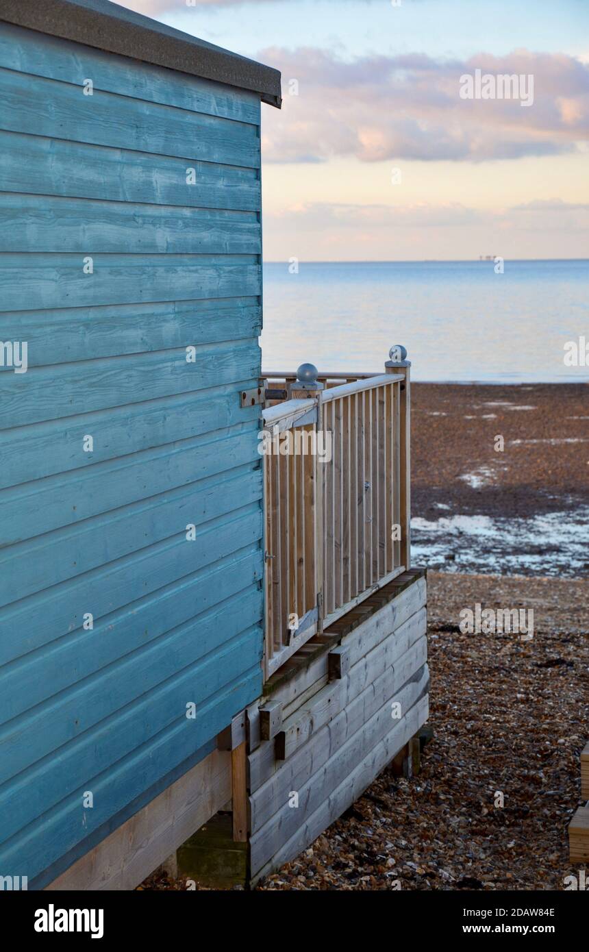 Wooden beach hut hi-res stock photography and images - Alamy