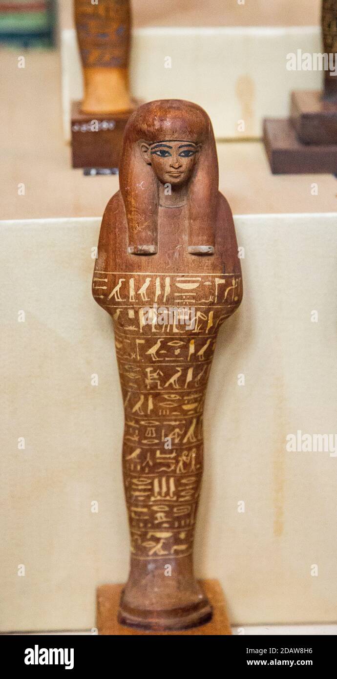 Egypt, Cairo, Egyptian Museum, from the tomb of Yuya and Thuya in Luxor ...