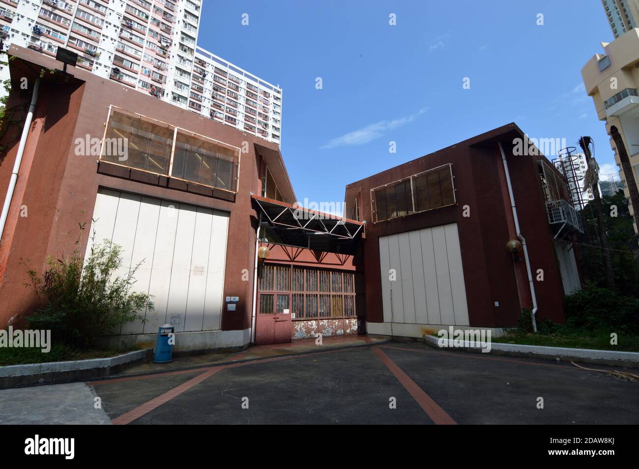 Podium facilities at Shek Lei (I) Estate, Kwai Chung, Hong Kong Stock ...