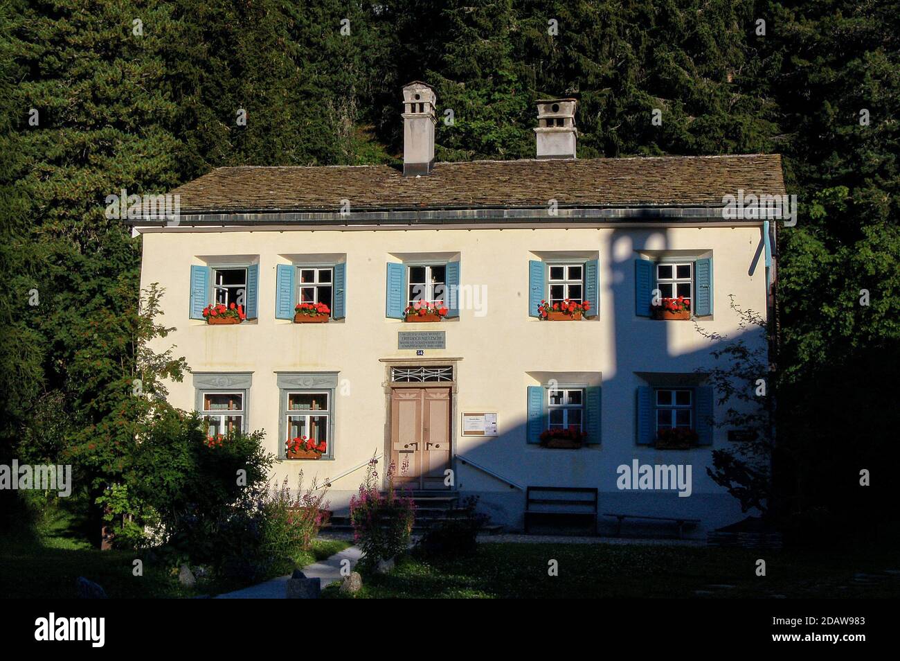 Nietzsche-Haus, house in Sils Maria village, where the German ...