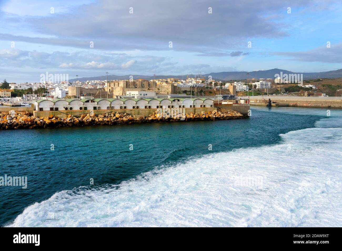 Image of the Harbour of Tarifa, Spain, Europe Stock Photo - Alamy