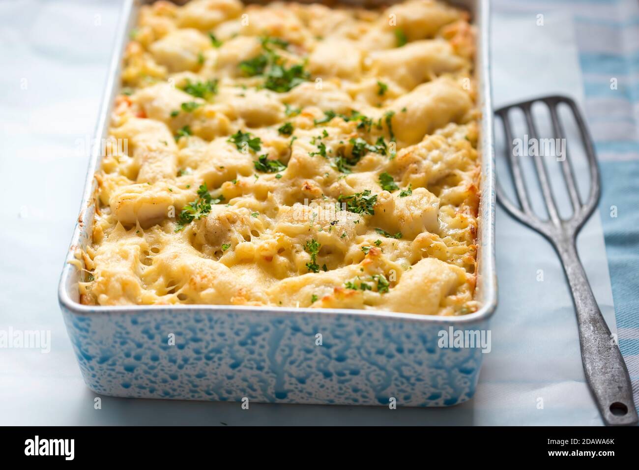 Macaroni pie hi-res stock photography and images - Alamy
