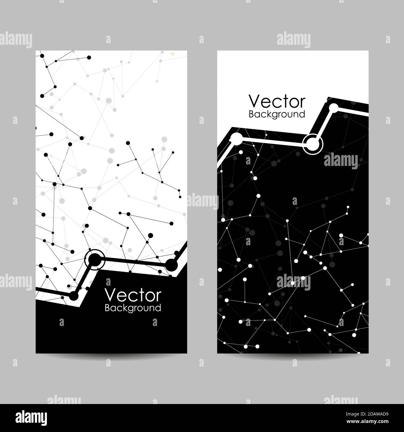 Black white background lines dots Stock Vector Images - Alamy