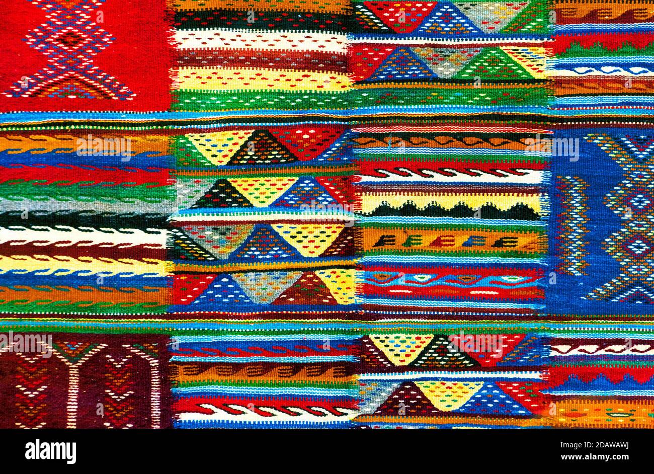 Texture of berber traditional wool carpet with geometric pattern ...