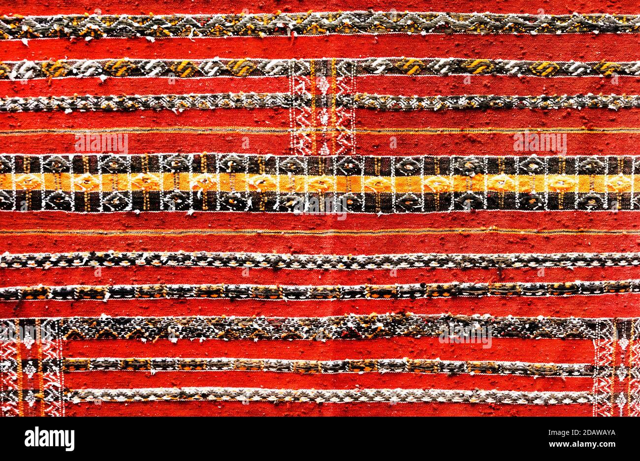 Texture of berber traditional wool carpet with geometric pattern ...