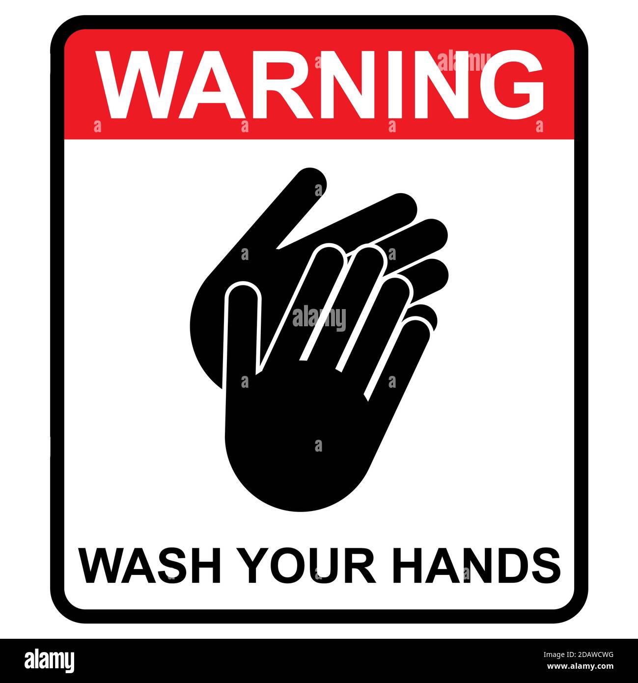 Clean your dirty hand, wash hygiene vector illustration icon ...