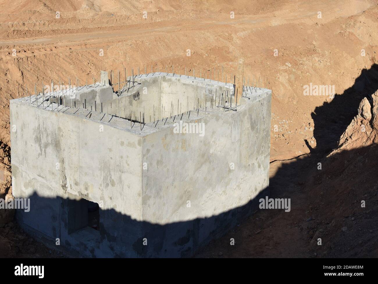 Construction of stormwater pits, sanitary sewer system distribution ...