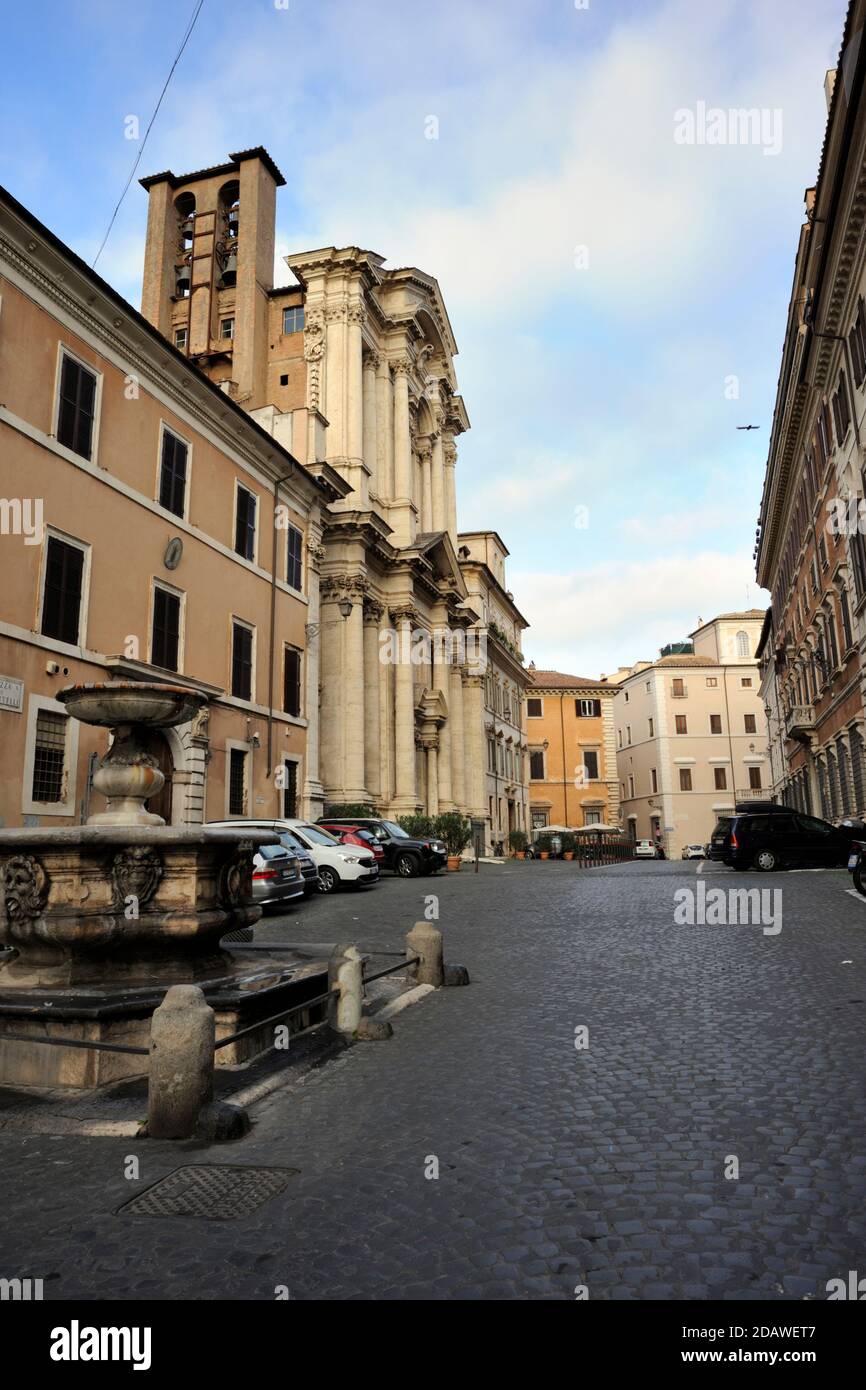 Santa maria in portico in campitelli rome hi-res stock photography and ...