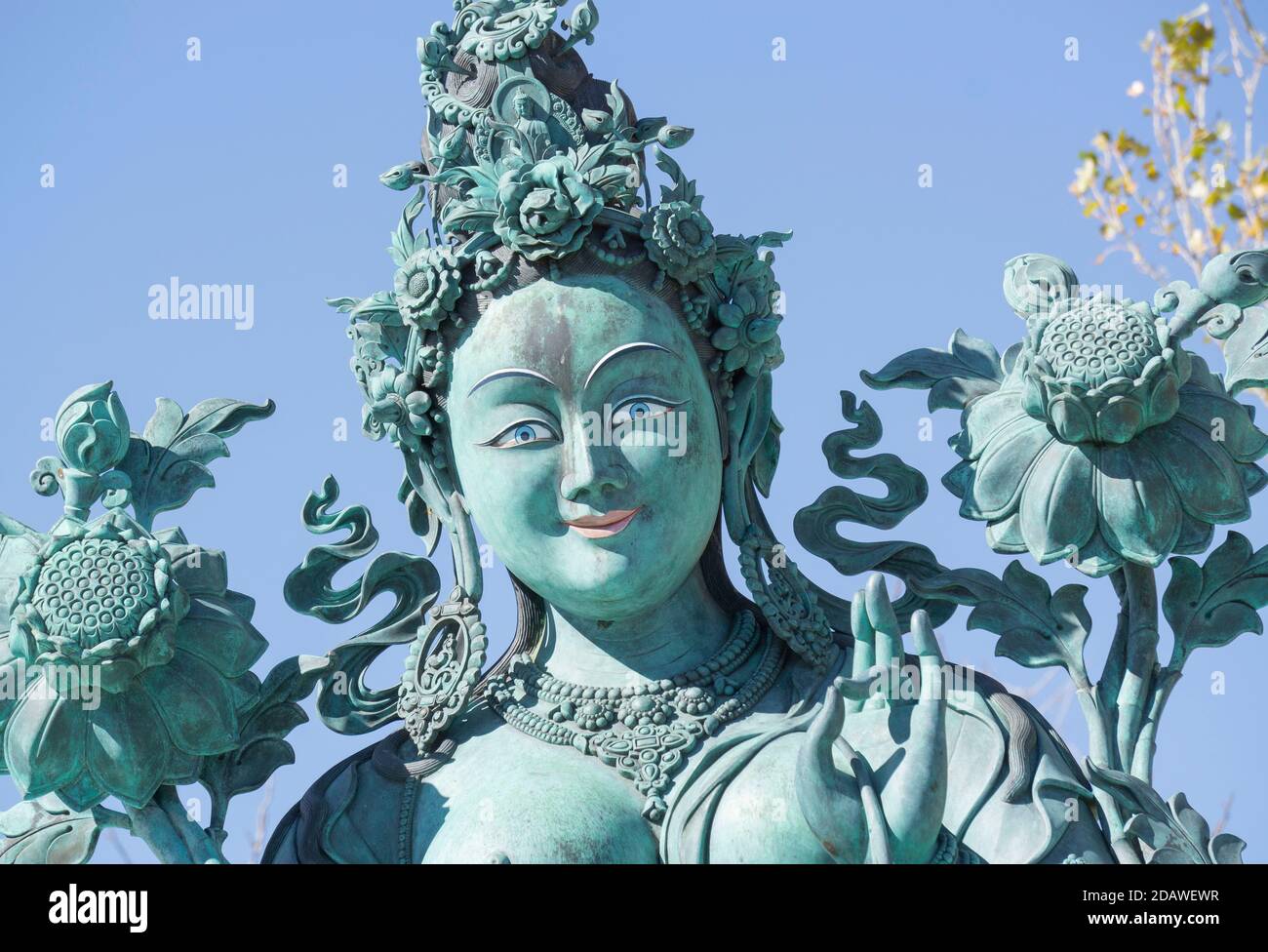 statue of tara, buddhist goddess Stock Photo - Alamy