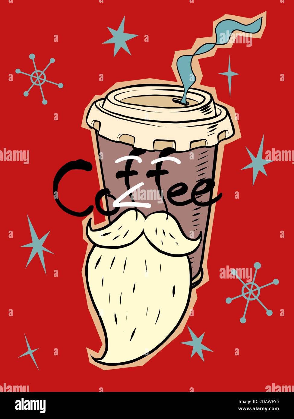 Coffee go cafe background Stock Vector Images - Alamy