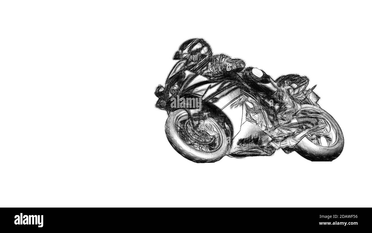 People ride motorcycle in Cut Out Stock Images & Pictures - Alamy