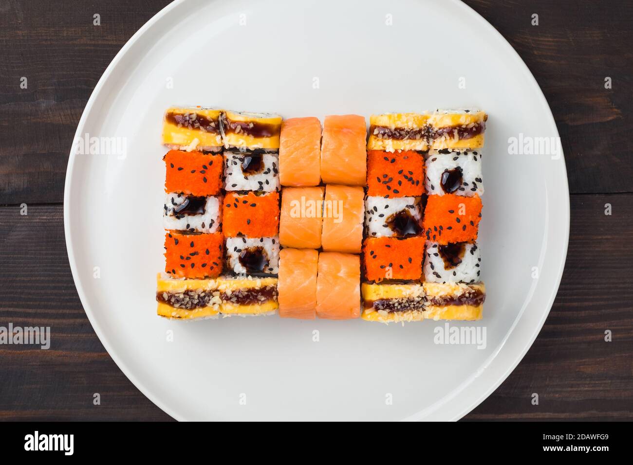 sushi set close up Stock Photo - Alamy