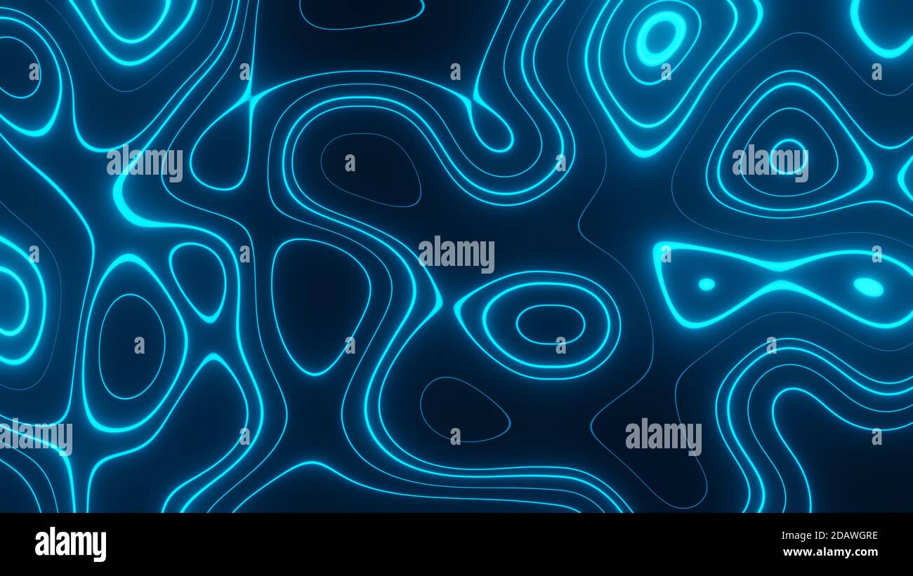 Digital 3D illustration of glowing energy fields Stock Photo - Alamy