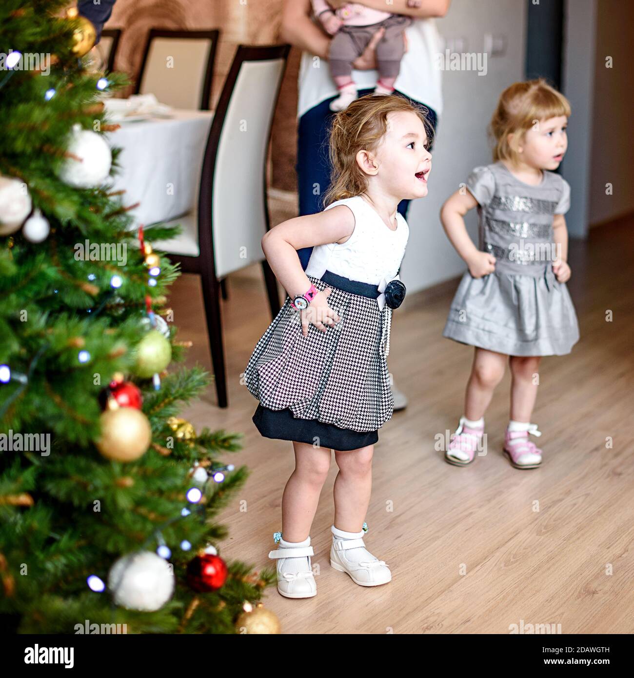 Saint Petersburg, Russia - 24 Dec 2016: Children's new year greetings ...