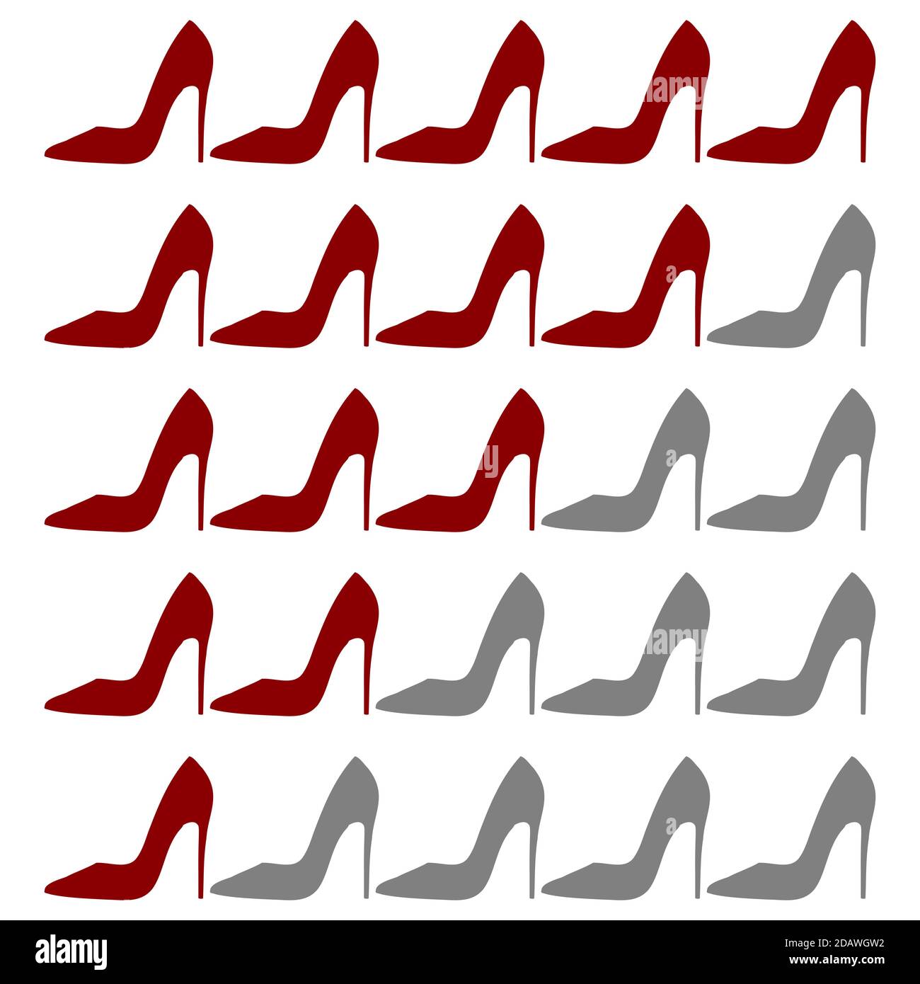 Rating Review icon - Flat design, glyph style icon - Red shoes. EPS 10 ...