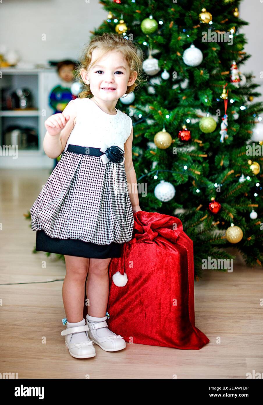 Saint Petersburg, Russia - 24 Dec 2016: Children's new year greetings ...