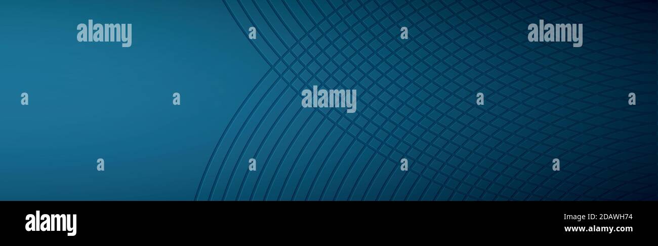 Volume lines on a blue background - Panoramic Vector Background ...