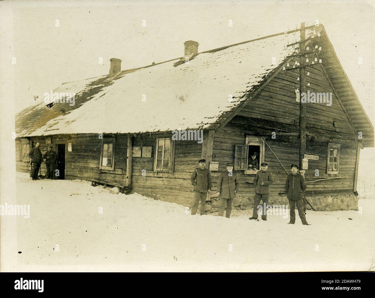 WWI - german front - Russia 1917 Stock Photo - Alamy