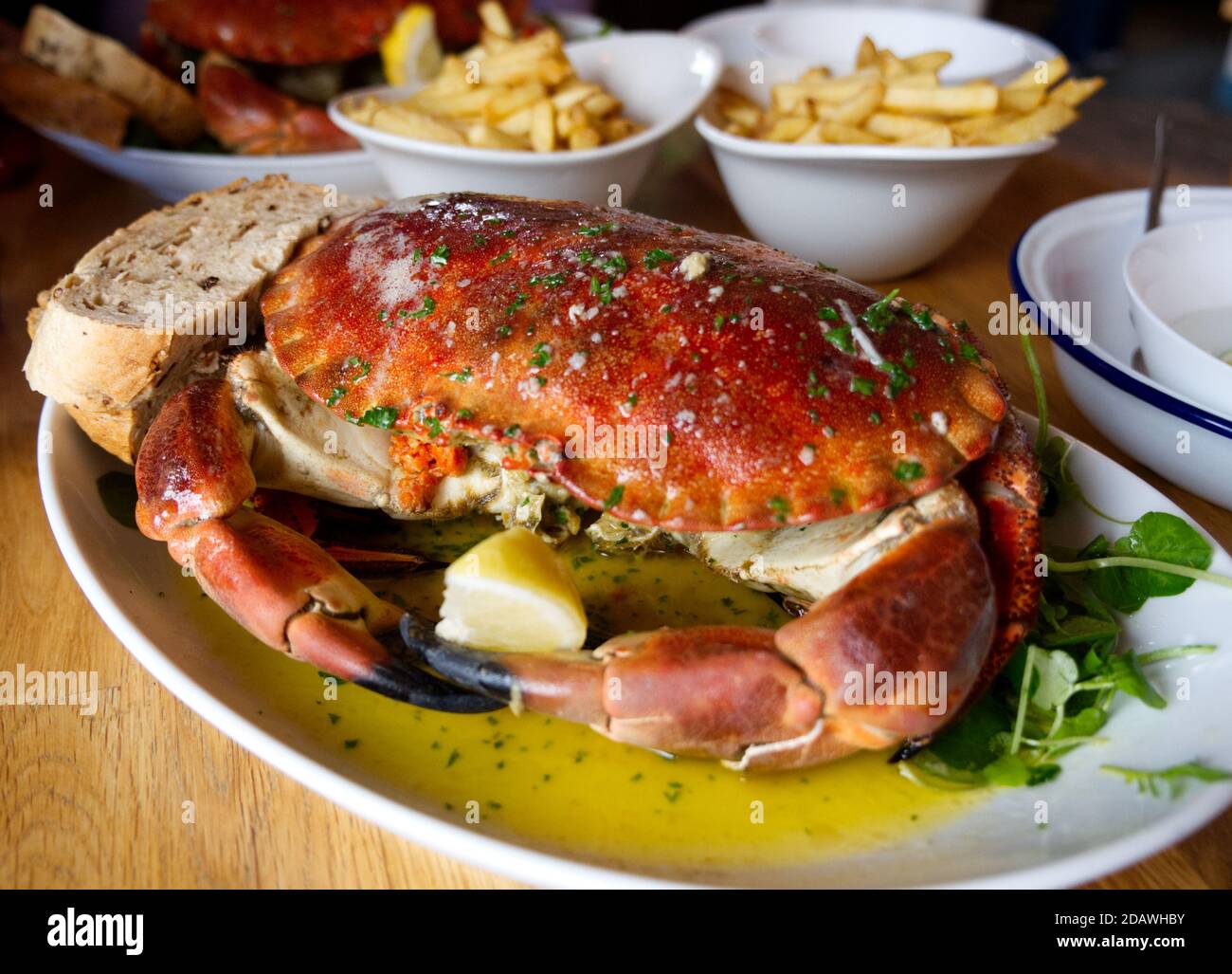 Salcombe Crab Shed, Devon, England. Seafood Restaurant overlooking the ...