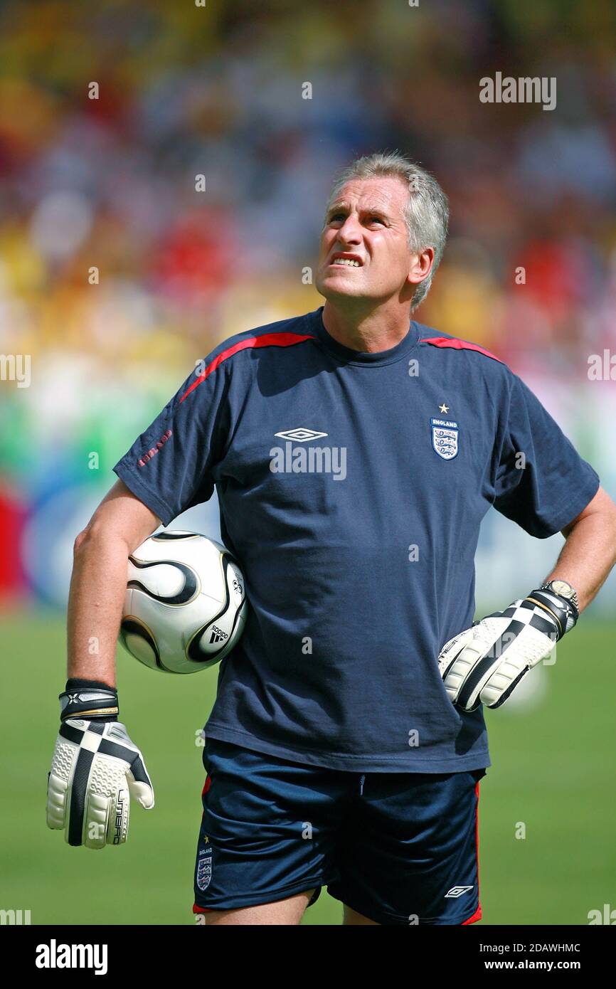 25 June 2006: Portrait of England goalkeeping coach Ray Clemence before ...