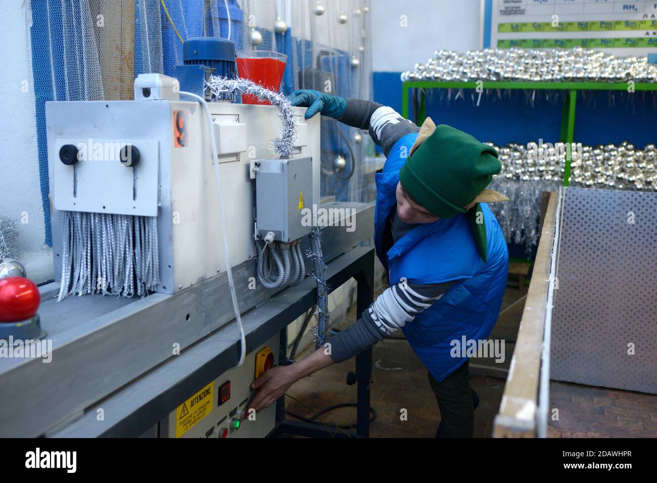 Christmas toys production line hi-res stock photography and images - Alamy