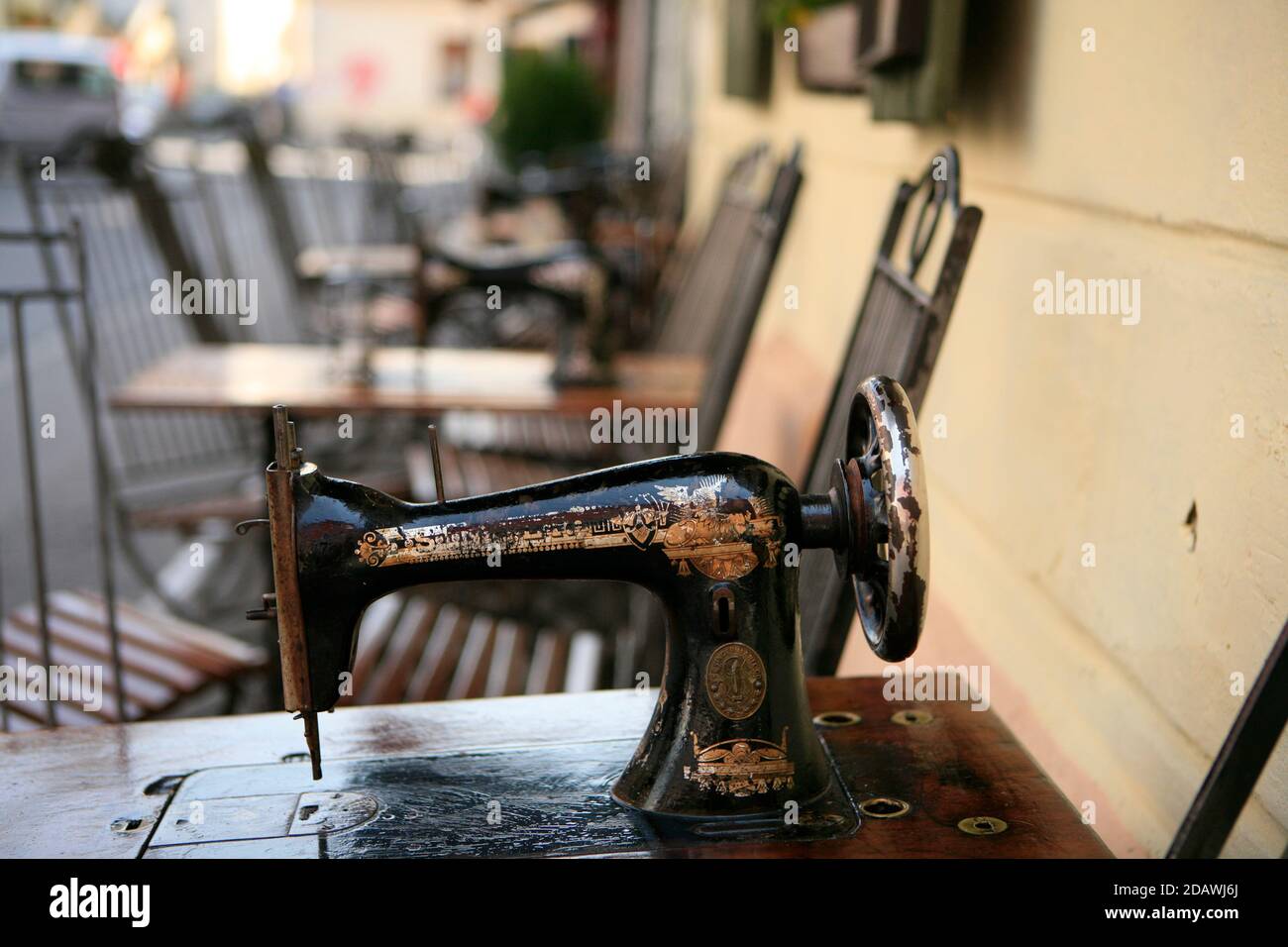 Cafe, restaurant Singer in the Jewish Quarter in Kazimierz. A special ...