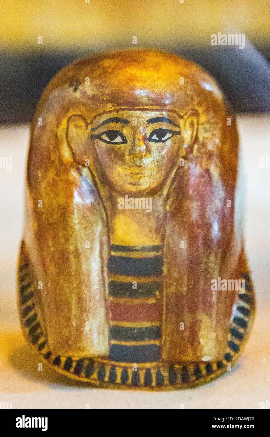 Egypt, Cairo, Egyptian Museum, from the tomb of Yuya and Thuya in Luxor ...