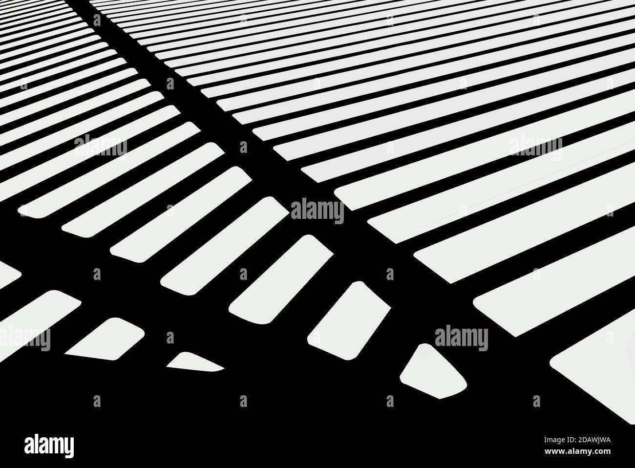 black and white shadow strips. Structural graphic shadow falling from ...