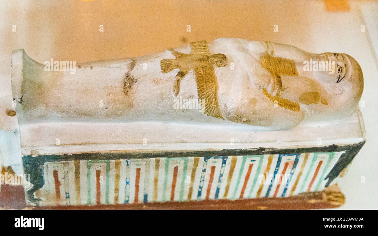 Egypt, Cairo, Egyptian Museum, from the tomb of Yuya and Thuya in Luxor ...