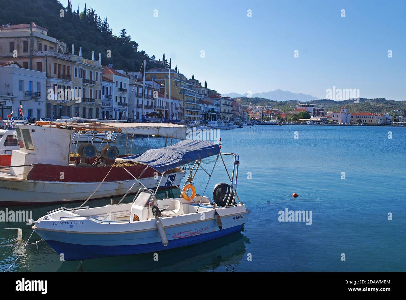 Gytheio in the Peloponnese, Greek Port town Stock Photo - Alamy