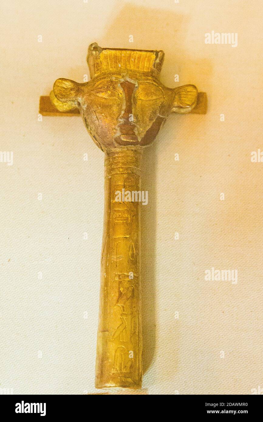 Egypt, Cairo, Egyptian Museum, from the tomb of Yuya and Thuya in Luxor ...