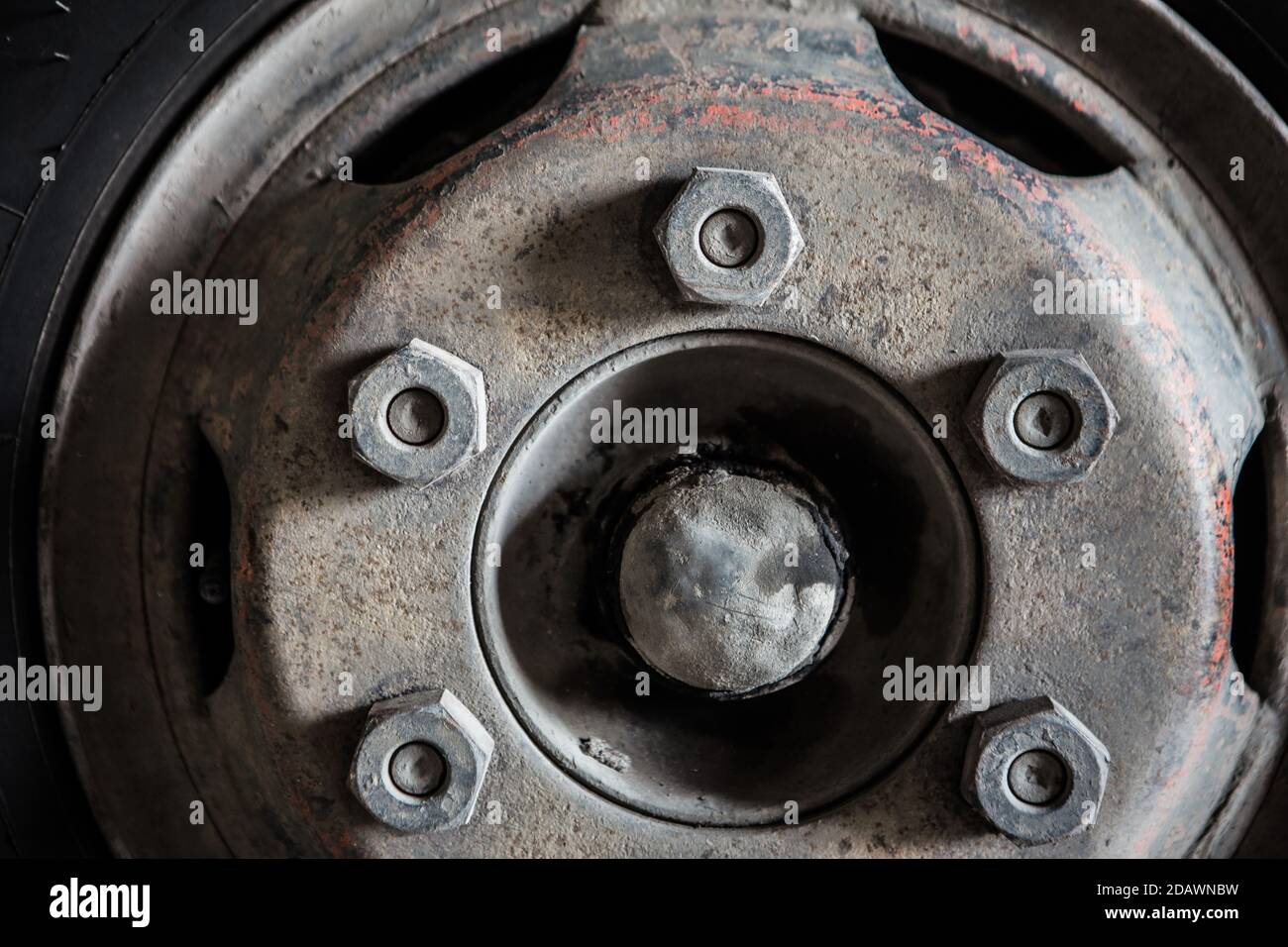 Closeup of truck wheel hi-res stock photography and images - Alamy