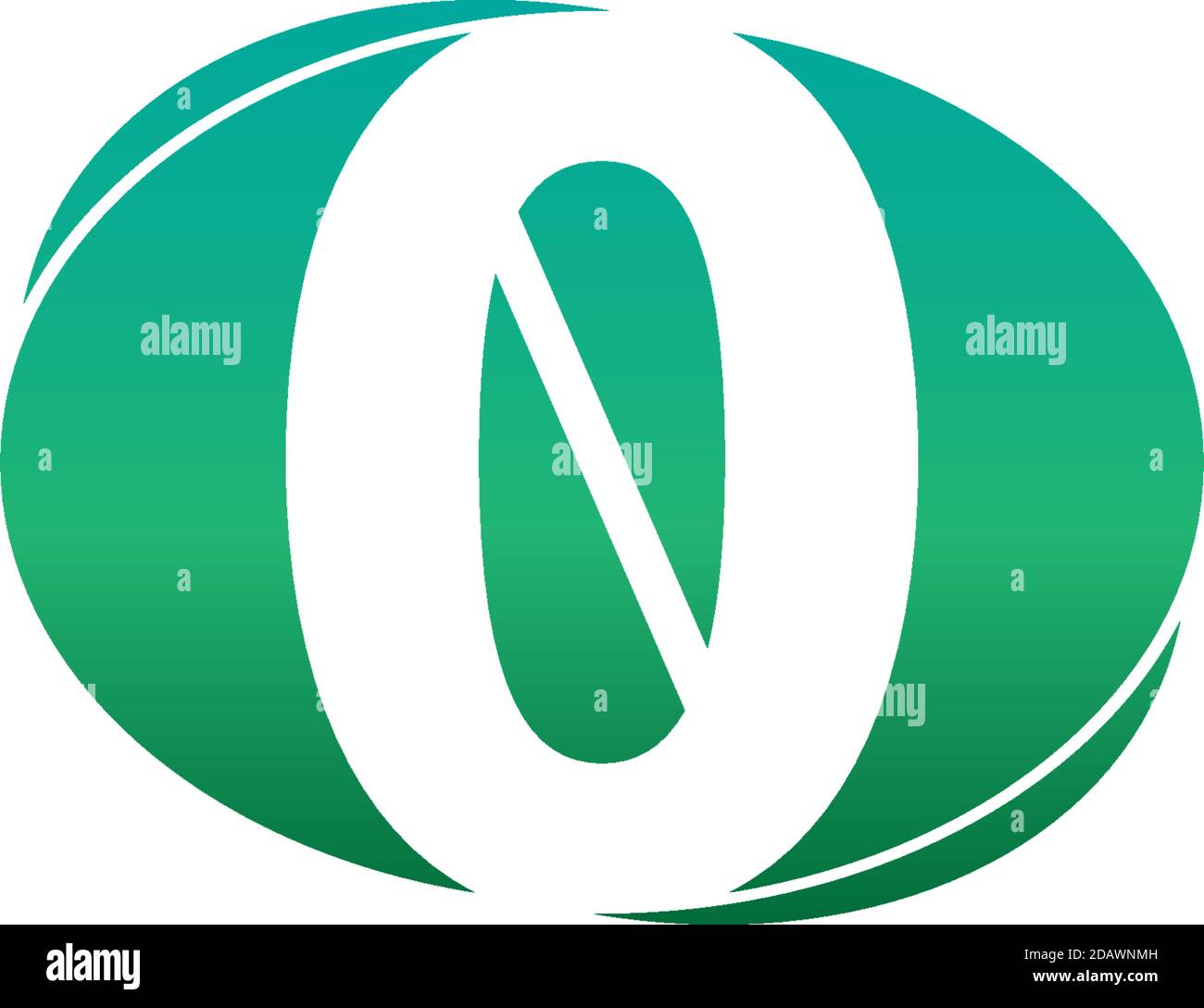 Letter 0 icon logo creative design vector Stock Vector Image & Art - Alamy